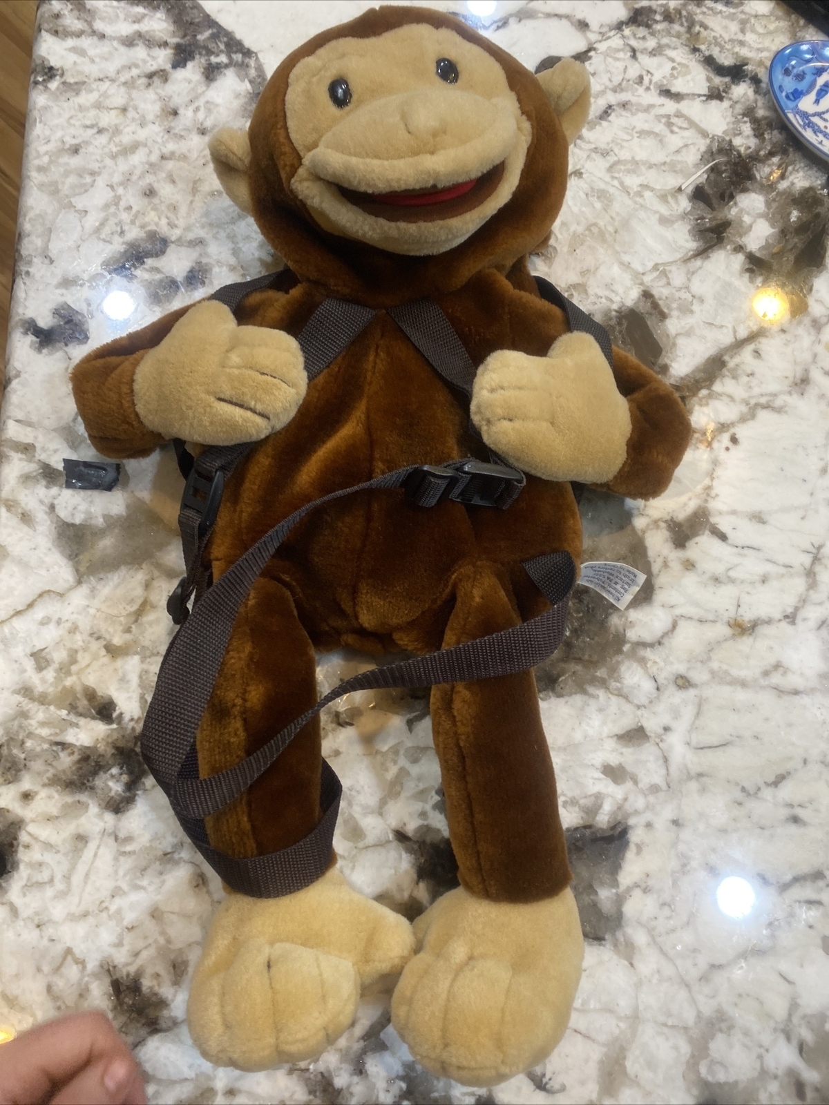 1995 Vintage Curious George Wildkin 22" Plush Backpack Bag and Hand ...