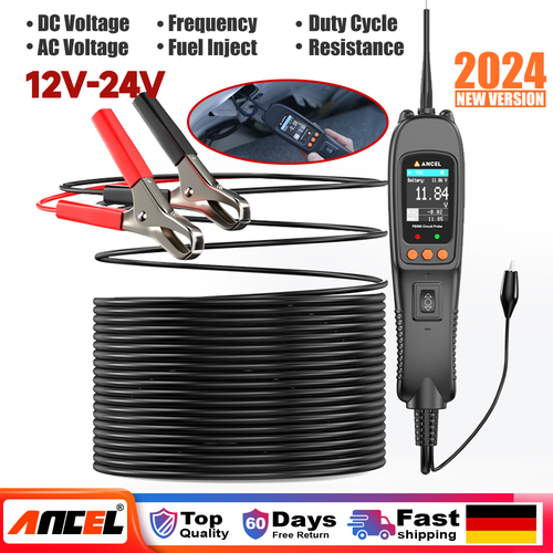 12V-24V Injector Tester Car Circuit Analyzer ANCEL PB500 Automotive ...