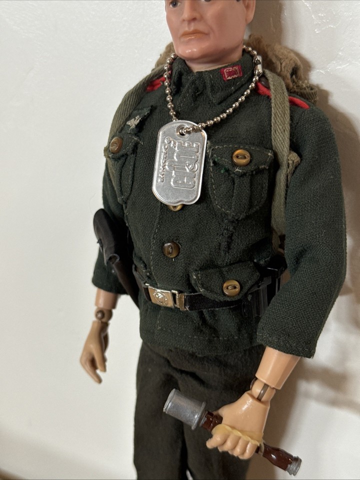 VTG 1966 GI Joe GERMAN SOTW STORMTROOPER NRMT Dark GREEN VERSION Some ...