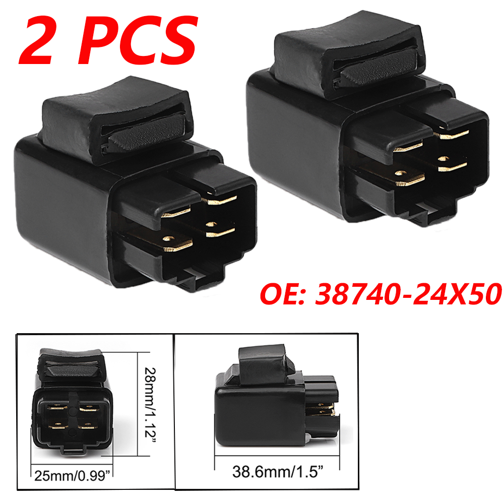 2PCS Fuel Pump Fan Off Relay Fits Suzuki GSXR600 GSXR750 GSXR1000 38740 ...