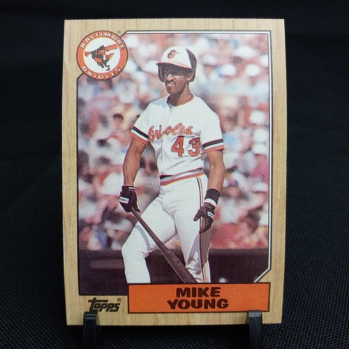 Mike Young 1987 Topps Baltimore Orioles #309 Baseball Card (1A619) | eBay
