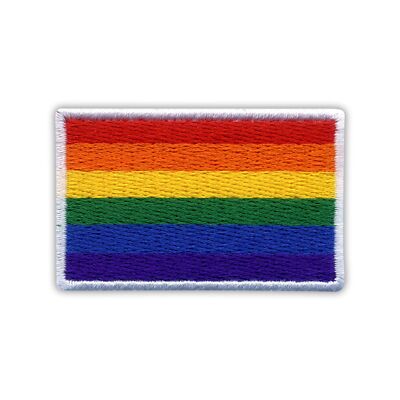 Rainbow LGBT Pride Flag Patch/Badge Embroidered | eBay