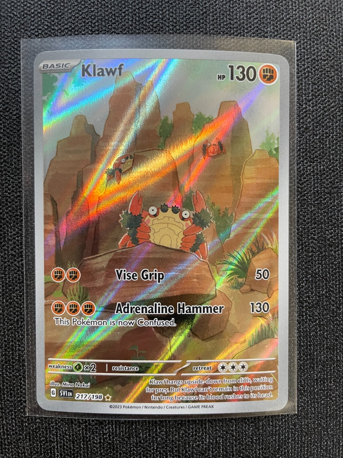MP Pokemon Klawf - 217/198 - Illustration Rare Moderately Played | eBay