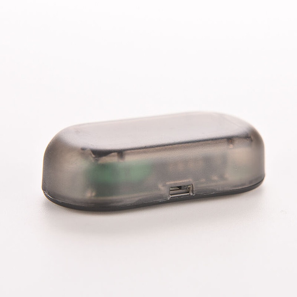 Solar Fake Car Anti Thief Alarm blue LED Flashing Warning Signal Light ...