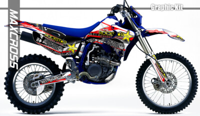 YAMAHA WR250F WR400F WR426F YZ400F YZ426F YZ250F MAXCROSS GRAPHICS FULL ...