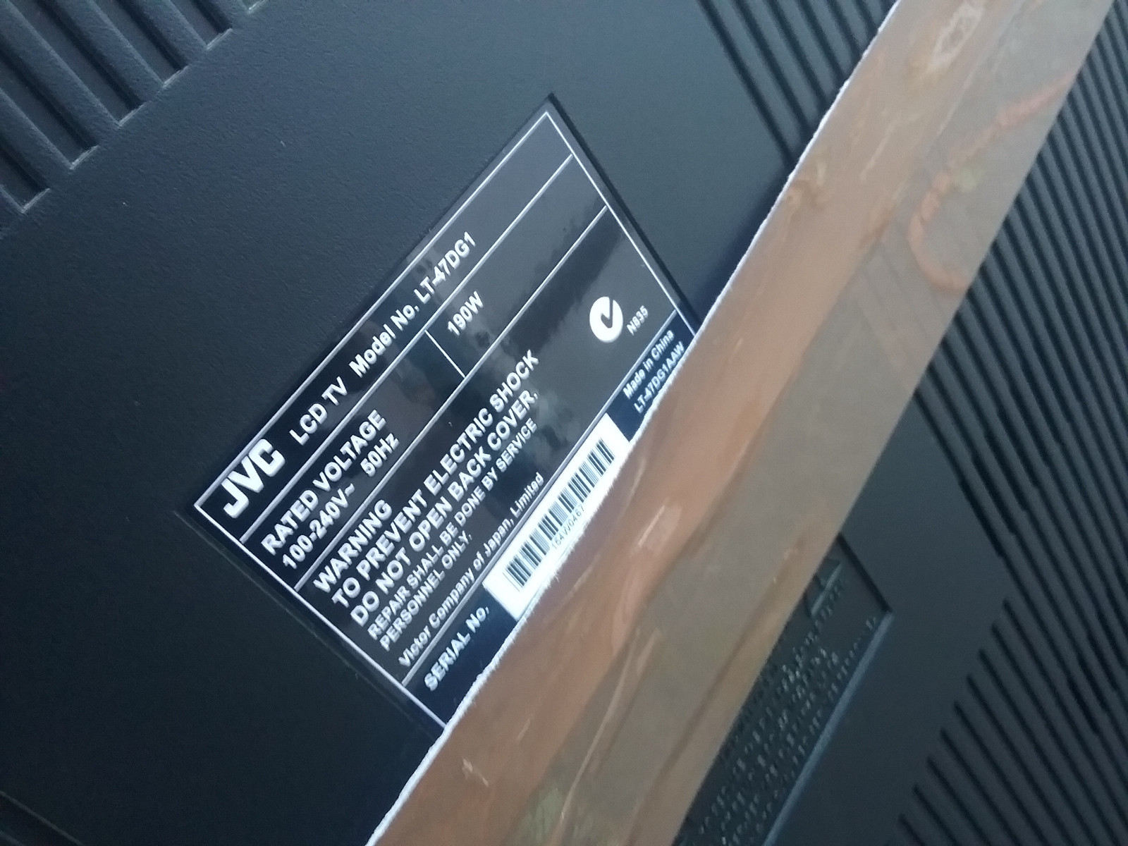 JVC TV Television LT-47DG1 Internal Circuit Board Control P/N ...