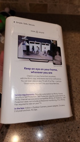 XFINITY Xcam2 HD Indoor Outdoor Security Camera Xw4 1080 P for sale ...