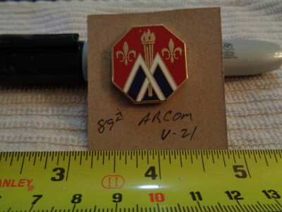 89th Army Reserve Command V-21 Unit Crest, DI, DUI (DRAW#31) | eBay
