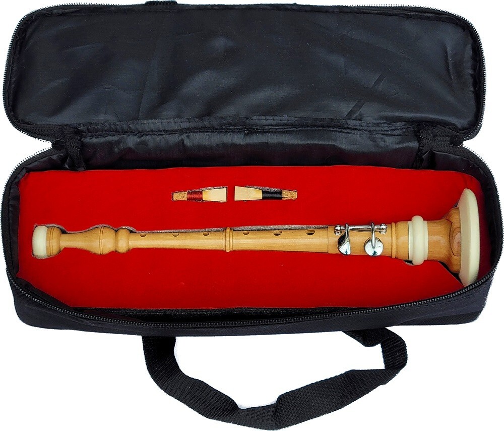 DEURA Brand BOMBARD OBOE Rosewood Flute Chanter WITH CASE and 2 REEDS ...