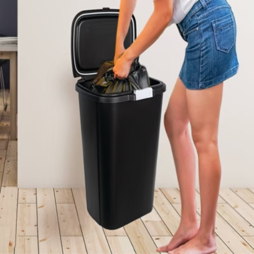 Hefty 13gal Odor Block Trash Can: Touch-Top Lid | eBay