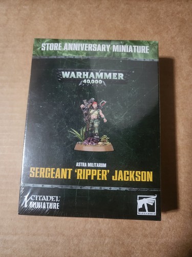 Warhammer Store Anniversary Sergeant Ripper Jackson 40k Astra Militarum ...