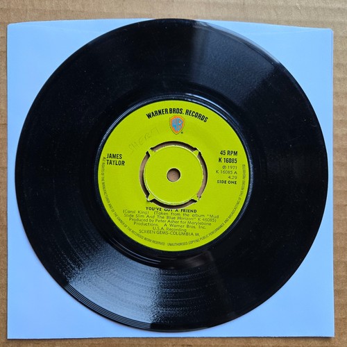 JAMES TAYLOR You've Got A Friend/You Can Close Your Eyes UK 45 7 ...