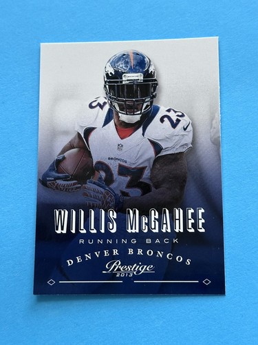 2013 Panini Prestige Willis McGahee #61 Denver Broncos (R) | eBay