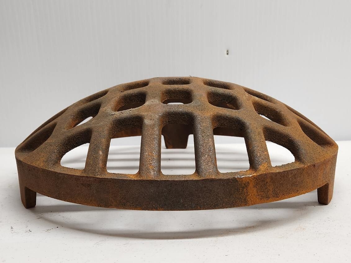 15" Pipe Catch Basin Cast Iron Atrium Beehive Grate | eBay