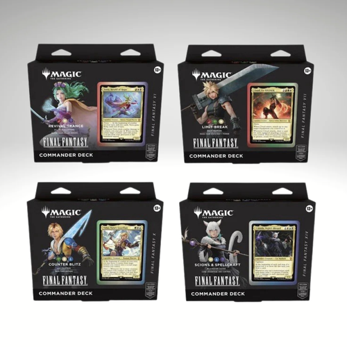 Magic: The Gathering Final Fantasy Commander Deck Bundle (Case of 4) | eBay