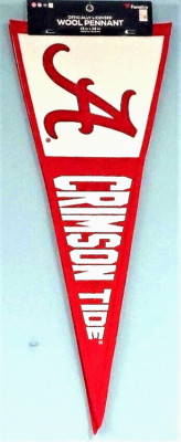 Alabama Crimson Tide Wool Pennant Banner Fanatics | eBay