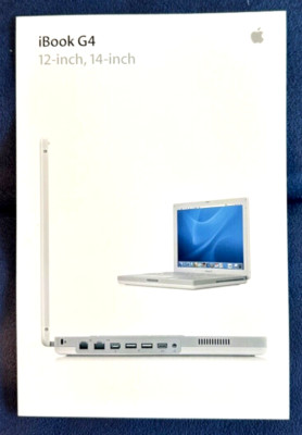 2004 iBook G4 12-inch, 14-inch "Take One" Card | eBay