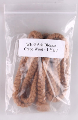 Crepe Wool Hair 36 Inch - LARGE - Ash Blonde - For Theater Makeup ...