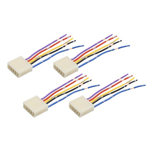 4pcs Car Power Window Switch Socket 5 Pin Wiring Harness Pigtail ...