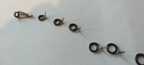 Fuji titanium Torzite guides set, 9 eyes and a tip | eBay