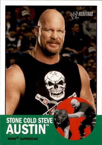 Stone Cold Steve Austin 2006 Topps Heritage WWE Card #11 | eBay
