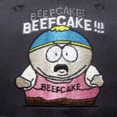 SOUTH PARK baseball hat Cartman cap Beefcake cartoon 1998 Comedy ...