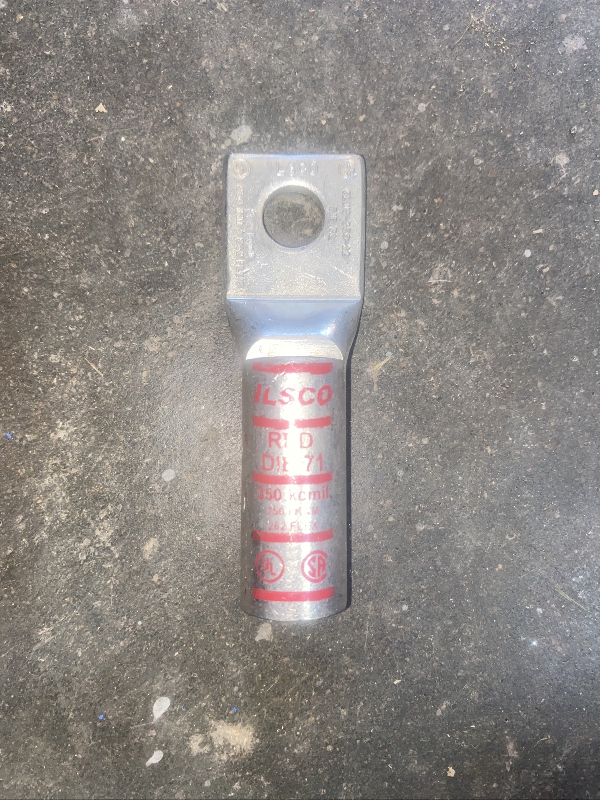 NEW ILSCO Red Die 71 350 kcmil Terminal Lug, Compression Lug (1) Lug | eBay