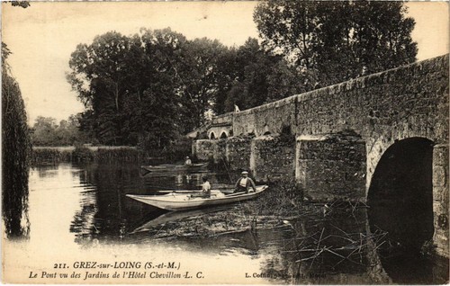 CPA Grez Le Pont vu des Jardins FRANCE (1300338) | eBay