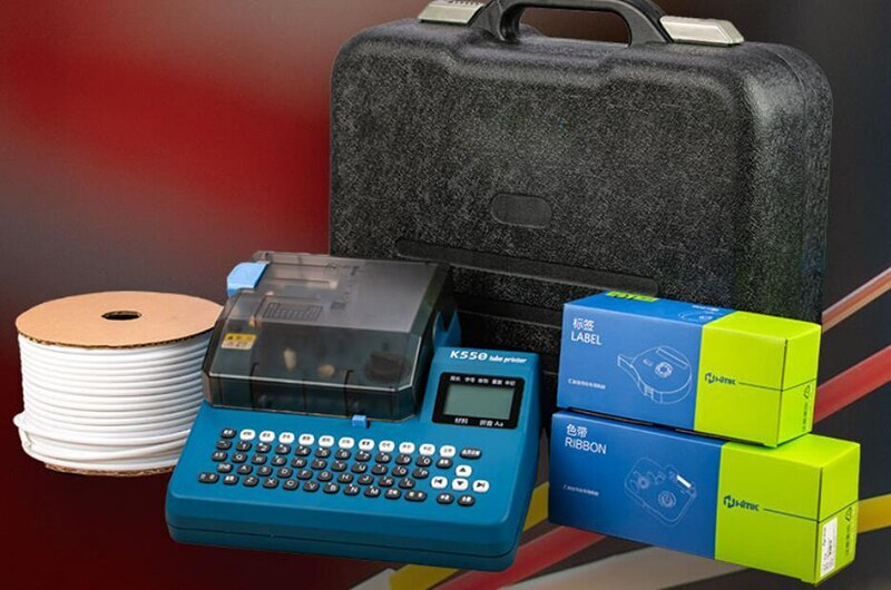 Wire Label Number Tube Printer Heat Shrink Tube Label Marking Machine ...