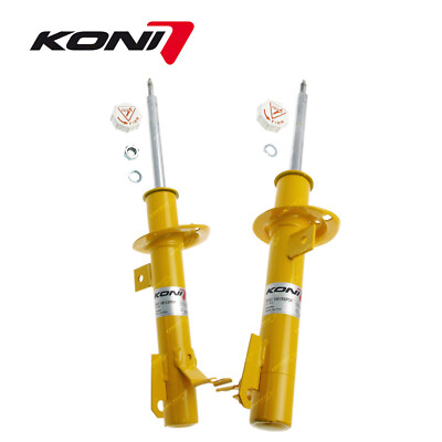 2 x Front KONI Sport Adjustable Shock Absorbers for Mazda 2 Demio 2 ...