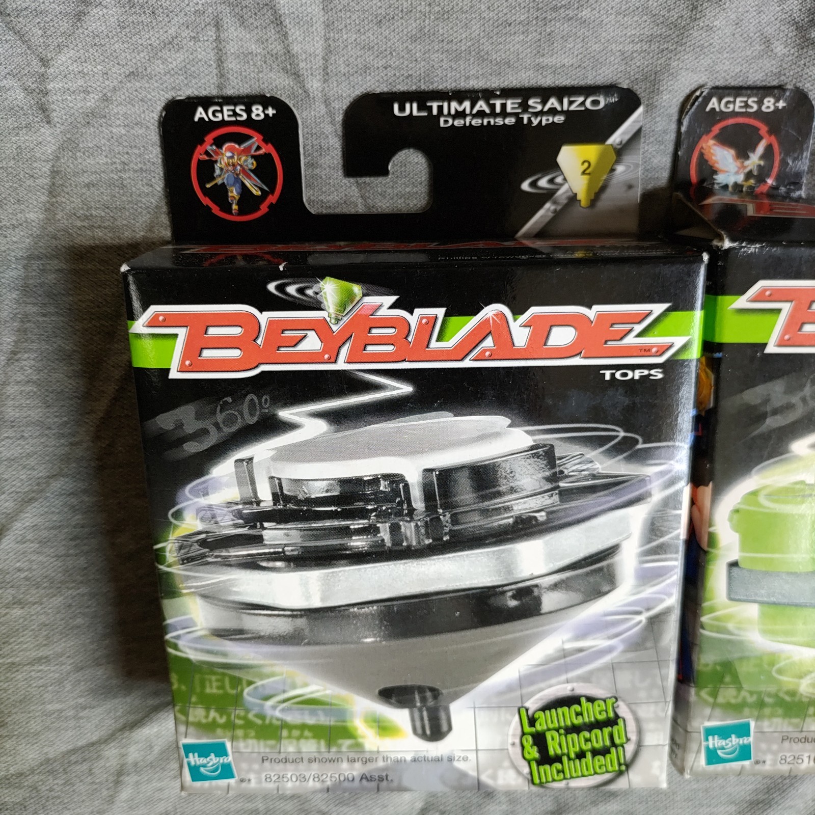 02 Ultimate Saizo, 25 Roller Attacker USA ver. - Hasbro Beyblade Tops ...