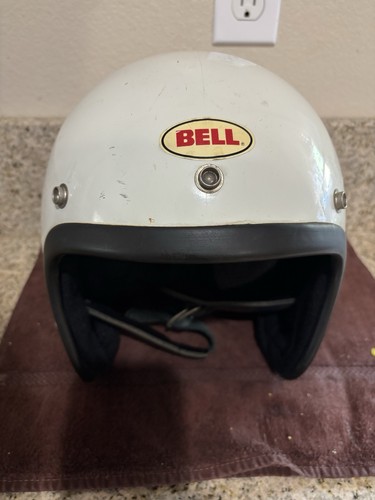 Vtg BELL R-T Motorcycle Helmet RT Size 7 1/8 | eBay
