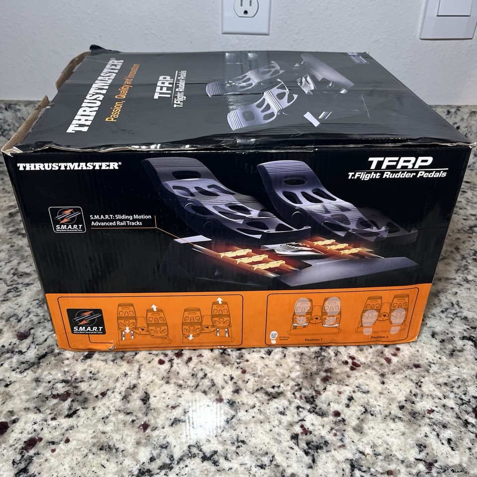 Thrustmaster T. Flight TFRP Rudder Pedals for Flight Sim PS4 & PC - NEW ...