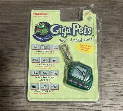 Giga Pets Floppy Frog Virtual Pet Collectable 1997 Vintage Tiger ...