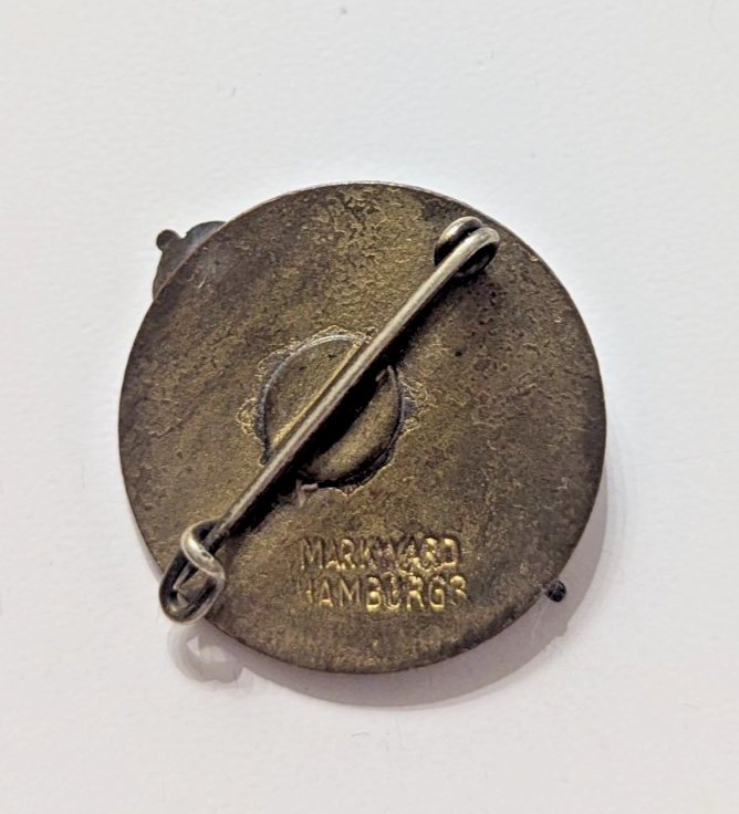 Vintage Enamel Olympic Torch Badge – Markward Hamburg – German Sports ...