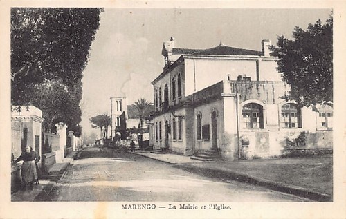 Algérie - MARENGO Hadjout - La mairie et l'église - Ed. EPA 10 | eBay
