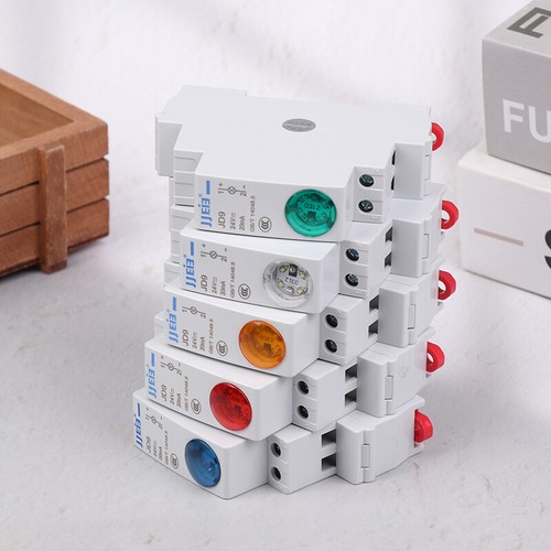 Din Rail Mount LED Signal Lamp Series AC/DC 24V Indication Pilots ...