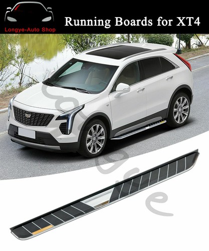 2PCS Running Board fits for Cadillac XT4 2019-2024 Side Step Nerf Bars ...