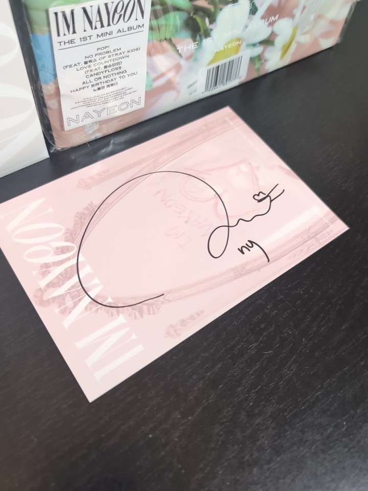 TWICE NAYEON - IM NAYEON POP VER SIGNED Album Autographed [SHIPS NOW ...