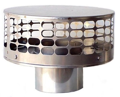 Round Stainless Steel Chimney Cap For Double Wall Factory Build ...