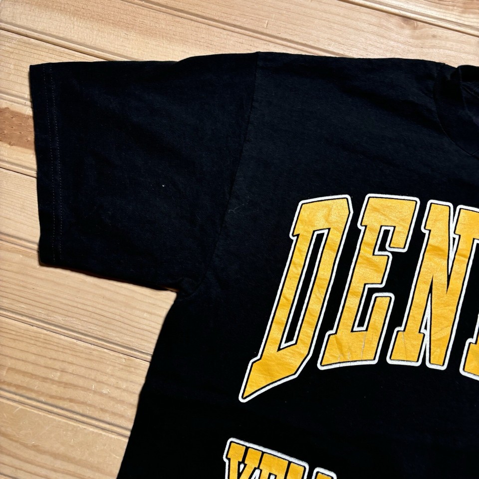 Vintage 90s University Of Denison Yellow Jackets College Spellout Shirt ...