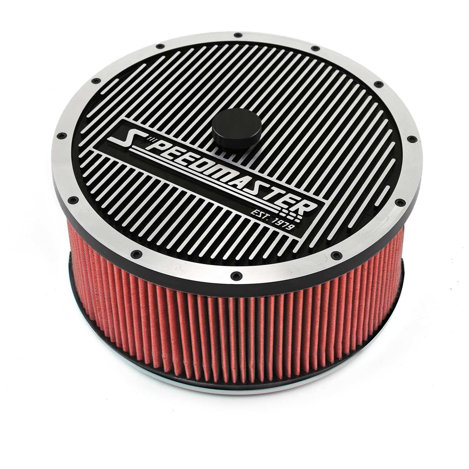 CHEVY SMALL BLOCK SPEEDMASTER AIR CLEANER 14x6" DROP BASE 327 350 383 ...