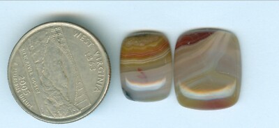 30 Carats of Natural Montana Agate cabs unbacked Montana Agate cabs 2 ...