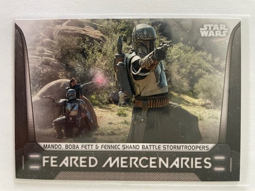 Star Wars Mandalorian Trading Card - Mando, Boba Fett, & Fennec Shand ...