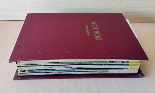 LOT 12 original HOT ROD MAGAZINE 1963 entire year IN BINDER very clean ...