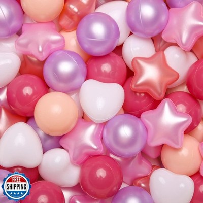 TRENDPLAY Ball Pit Balls Stars : Different Shapes - Mix Stars Shapes ...