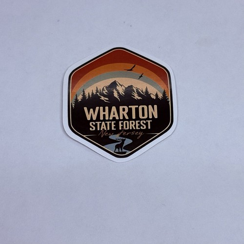 Wharton State Forest Sticker Art New Jersey Travel Decal Vinyl Souvenir ...