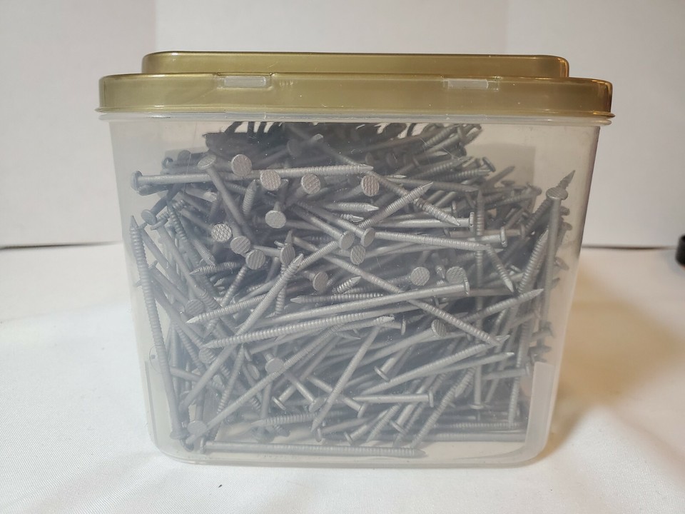 "NIB" GRIP RITE SPLIT PROOF SIDING NAILS RUST FREE RING SHANK 8D 2 1/2 ...