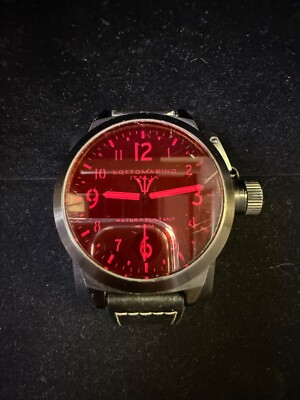 🔴 Sottomarino Italia P550 Red Dial Tactical Diver Watch – 200M WR ...