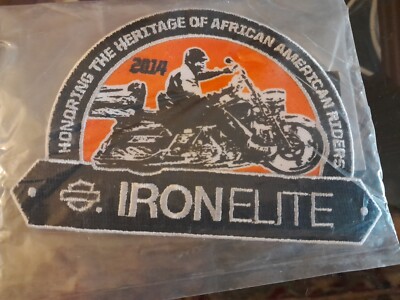 2014 Iron Elite Harley Davidson Patch Honoring African American Riders ...